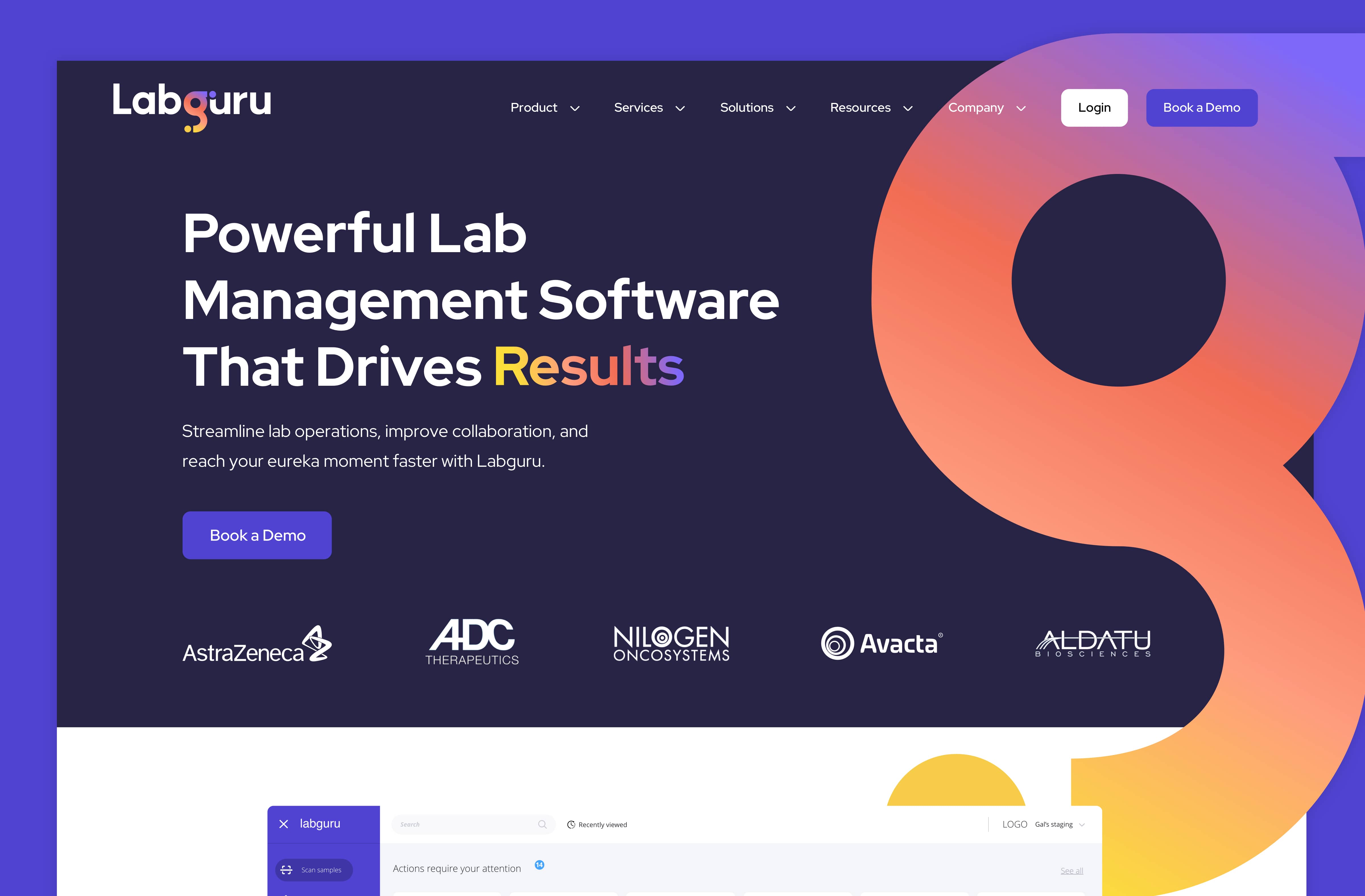 Labguru Website | Blend