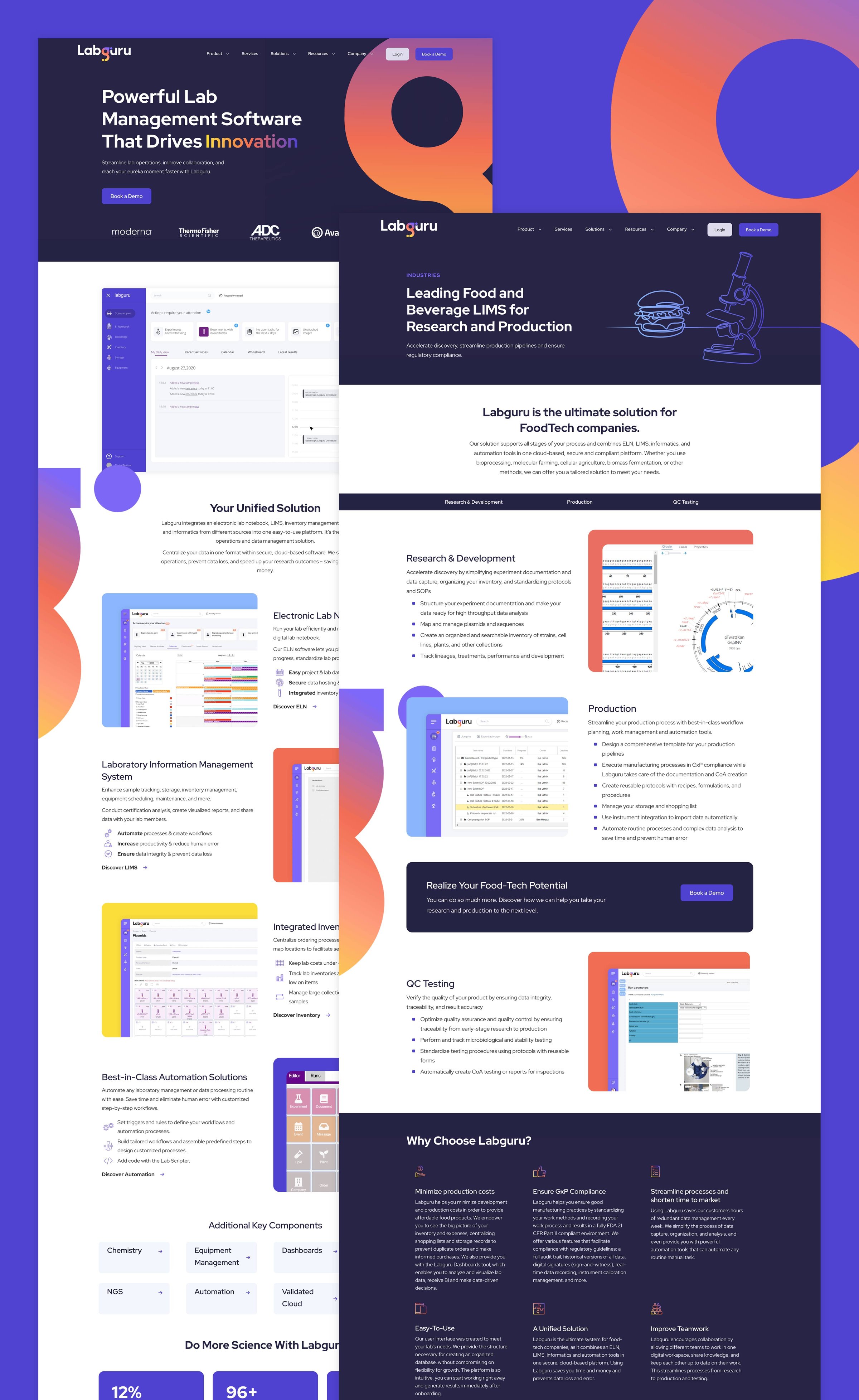 Labguru Website | Blend