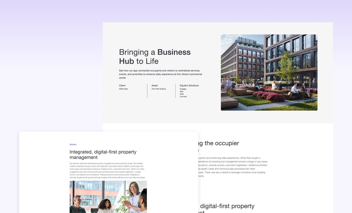 Equiem Website | Blend