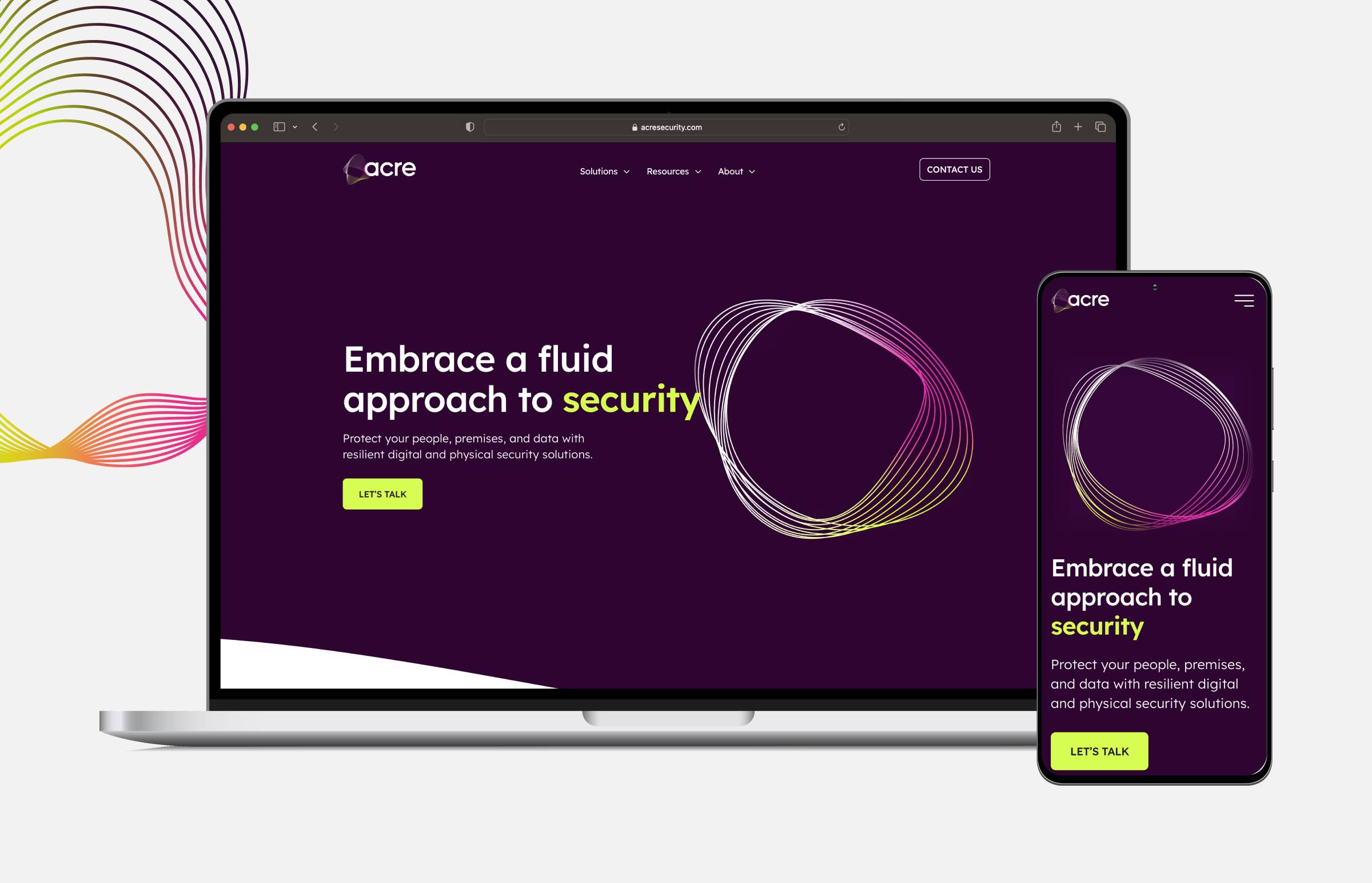 Acre Security Rebrand & HubSpot Website | Blend