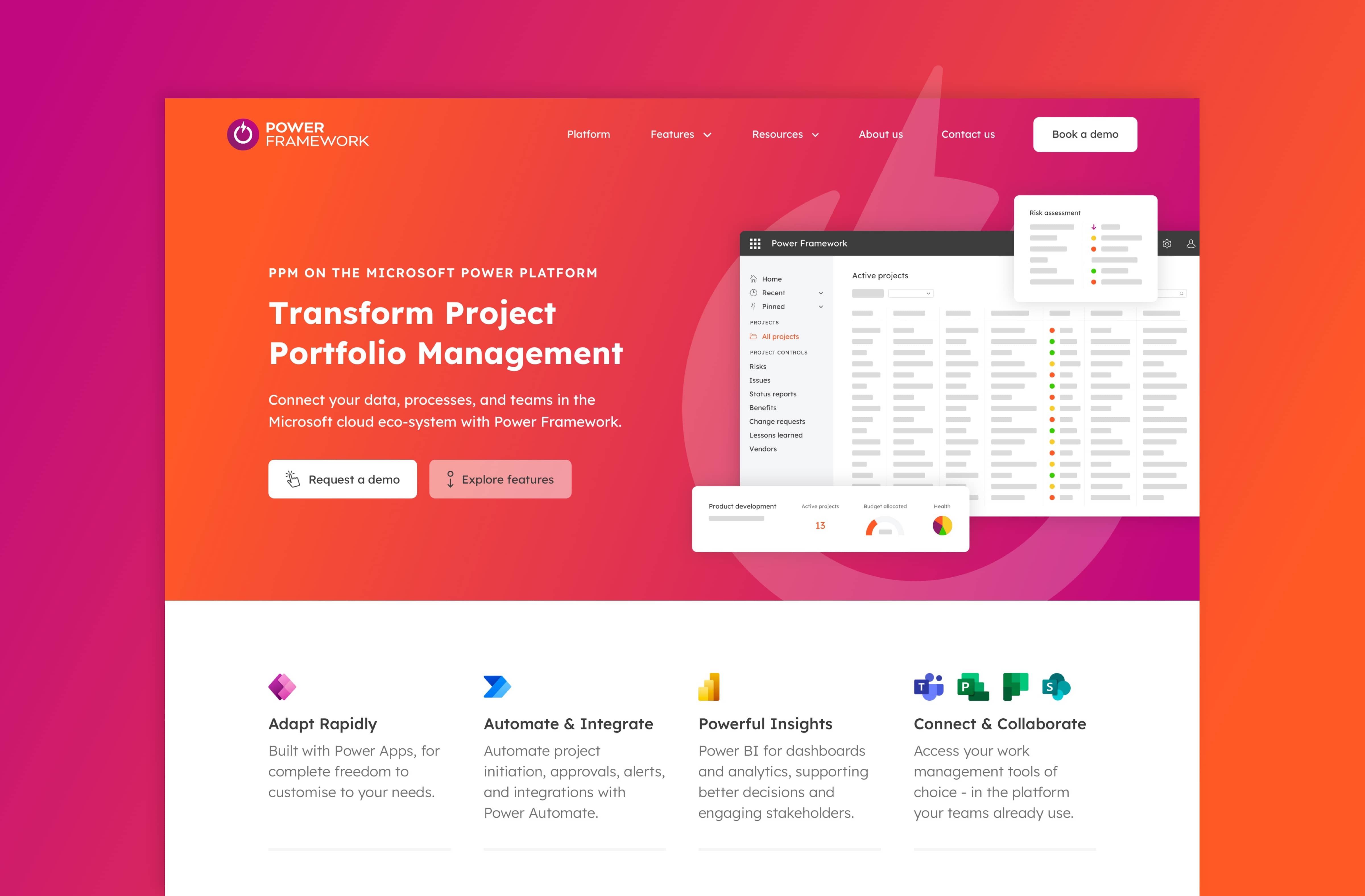 Power Framework Website | Blend